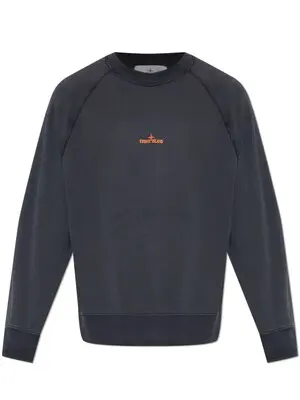 Stone Island Crewneck Sweatshirt - Blue