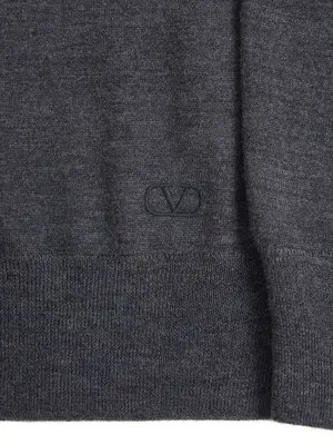 Valentino Garavani Wool Polo With Vlogo Embroidery