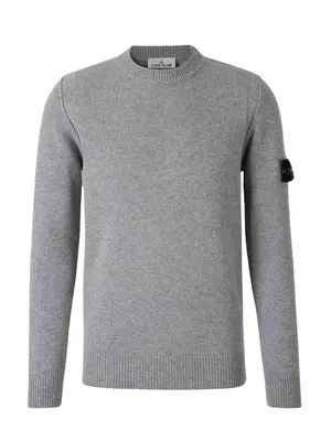 Stone Island Wool Sweater - Grey