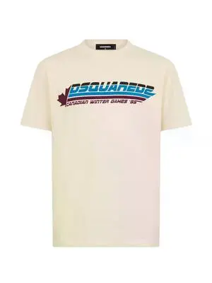 Dsquared2 Graphic-print T-shirt - Neutrals