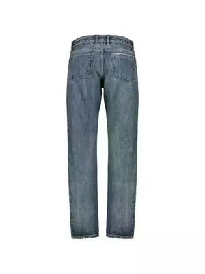 MOORER Pavel 10 Faded Straight-leg Jeans