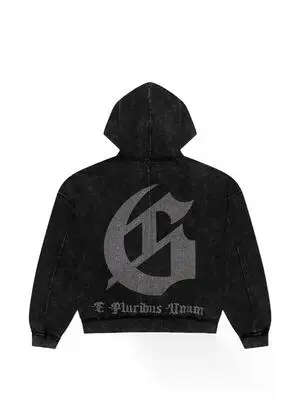 GODSPEED Studded Zip-up Hoodie - Black