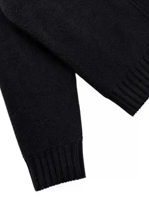 LANEUS Knit Zip-up Cardigan
