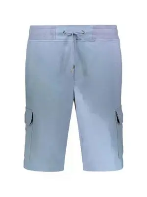 MOORER Randlf-jfc Drawstring Cargo Shorts - Blue