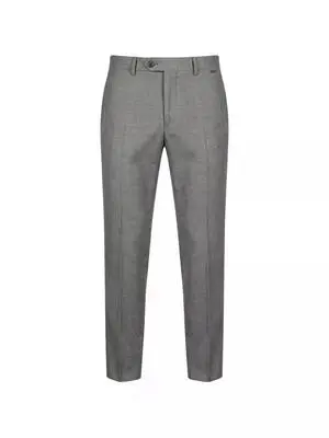 MOORER Aviano Straight-leg Tailored Trousers - Grey
