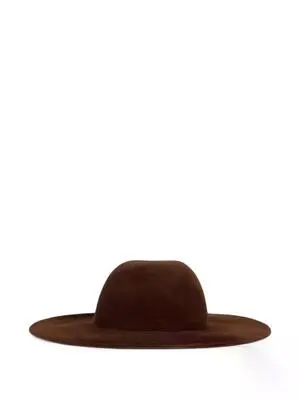 Alberta Ferretti Wide-brim Hat - Brown