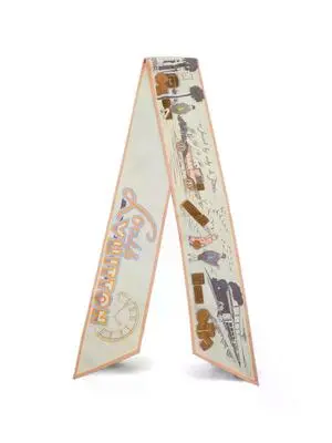 LOUIS VUITTON Du Voyage En Auto Bandeau Scarf - Neutrals