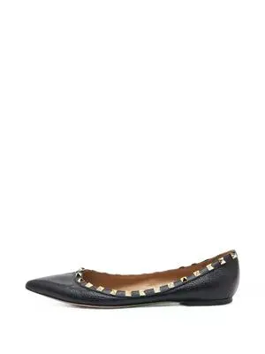 Valentino Garavani Rockstud Pointed-toe Ballet Flats