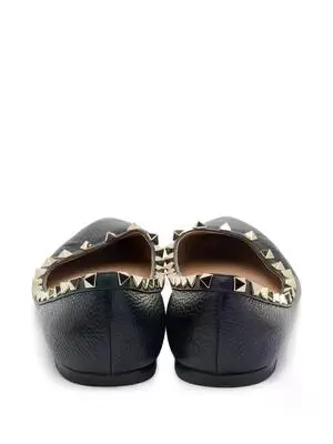 Valentino Garavani Rockstud Pointed-toe Ballet Flats