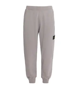 Stone Island Cotton Compass Sweatpants - Grey