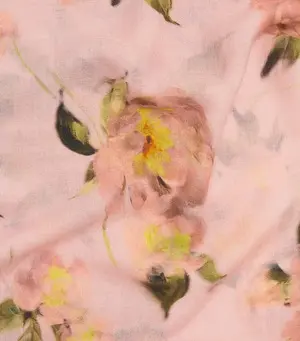 Harrods Wool Midnight Rose Scarf