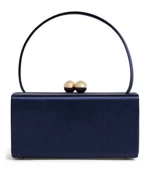 Carolina Herrera Satin Mimi Top-handle Bag