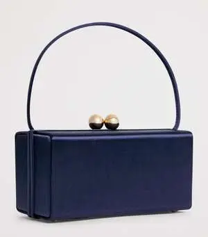 Carolina Herrera Satin Mimi Top-handle Bag