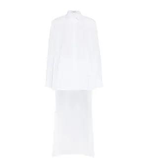 Alaïa Cotton Poplin Asymmetric Shirt