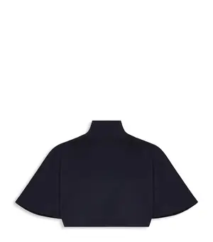 Alaïa Cotton Jersey Cropped Top