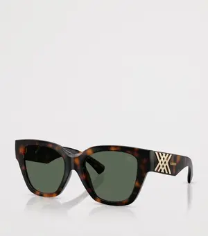 Burberry Tortoiseshell Square Frame Sunglasses