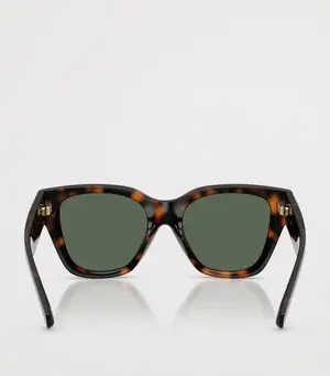Burberry Tortoiseshell Square Frame Sunglasses