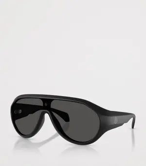 Moncler Bombolle Oversized Aviator Sunglasses