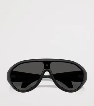 Moncler Bombolle Oversized Aviator Sunglasses