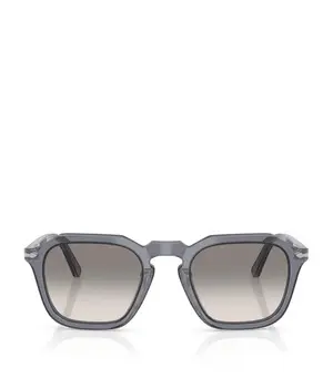 Persol Square Po3292s Sunglasses - Blue