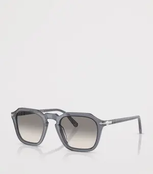 Persol Square Po3292s Sunglasses - Blue