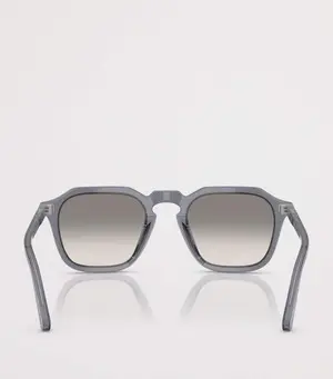 Persol Square Po3292s Sunglasses - Blue