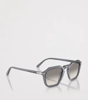 Persol Square Po3292s Sunglasses - Blue