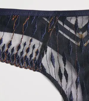 AUBADE Embroidered Voodoo Kiss Tanga