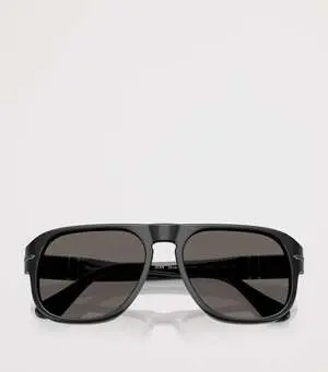 Persol Acetate Jean Rectangle Sunglasses
