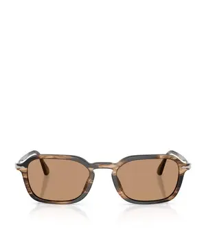 Persol Tortoiseshell Phantos Sunglasses - Brown