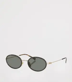 Gucci Oval Sunglasses - Grey