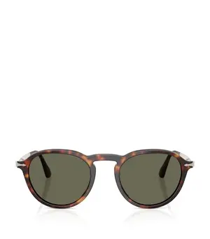 Persol Tortoiseshell Phantos Sunglasses - Brown