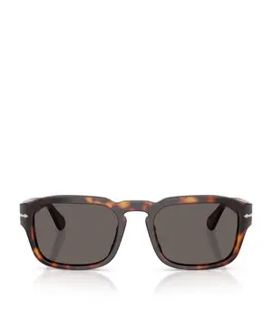 Persol Tortoiseshell Pillow Sunglasses - Brown