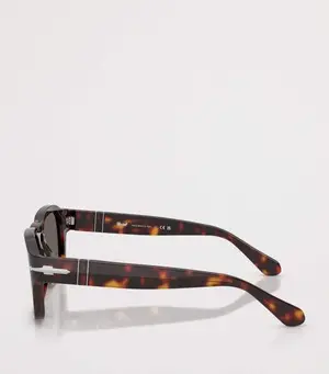 Persol Tortoiseshell Pillow Sunglasses