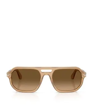 Persol Guido Pillow Sunglasses - Brown