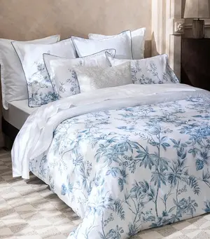 ALEXANDRE TURPAULT Organic Cotton Amboise King Duvet Cover - Blue