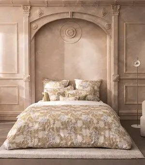 ALEXANDRE TURPAULT Organic Cotton Promenade Super King Duvet Cover - Beige