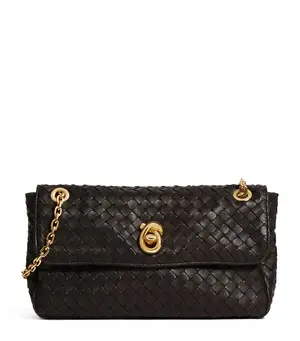 Bottega Veneta Leather Madison Shoulder Bag - Brown