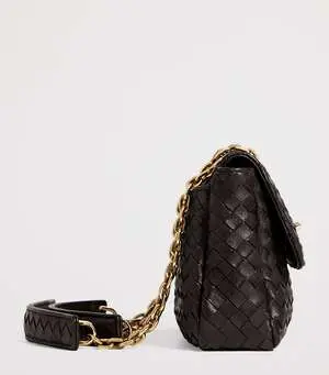 Bottega Veneta Leather Madison Shoulder Bag - Brown