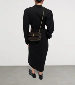 Bottega Veneta Leather Madison Shoulder Bag - Brown