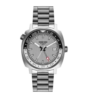 BAMFORD LONDON Stainless Steel Gmt Watch - Grey