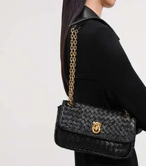Bottega Veneta Baby Madison Shoulder Bag - Black