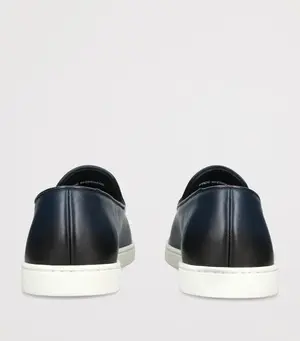 Church's Leather Peebles Slip-on Sneakers - Navy