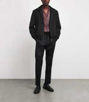 BRETT JOHNSON Cashmere Blouson Jacket