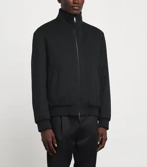 BRETT JOHNSON Cashmere Blouson Jacket