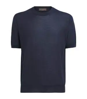 BRETT JOHNSON Cashmere-silk T-shirt