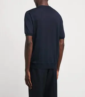 BRETT JOHNSON Cashmere-silk T-shirt