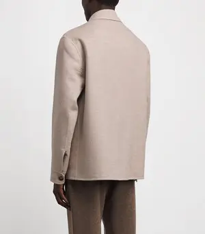 BRETT JOHNSON Cashmere Double-chore Shacket