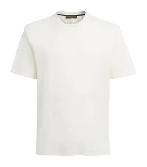 BRETT JOHNSON Cotton-silk-cashmere T-shirt