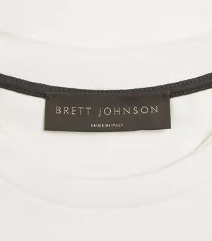 BRETT JOHNSON Cotton-silk-cashmere T-shirt